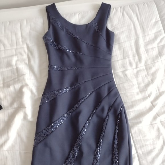 Guess | Dresses | Guess Navy Blue Formal Dress | Poshmark